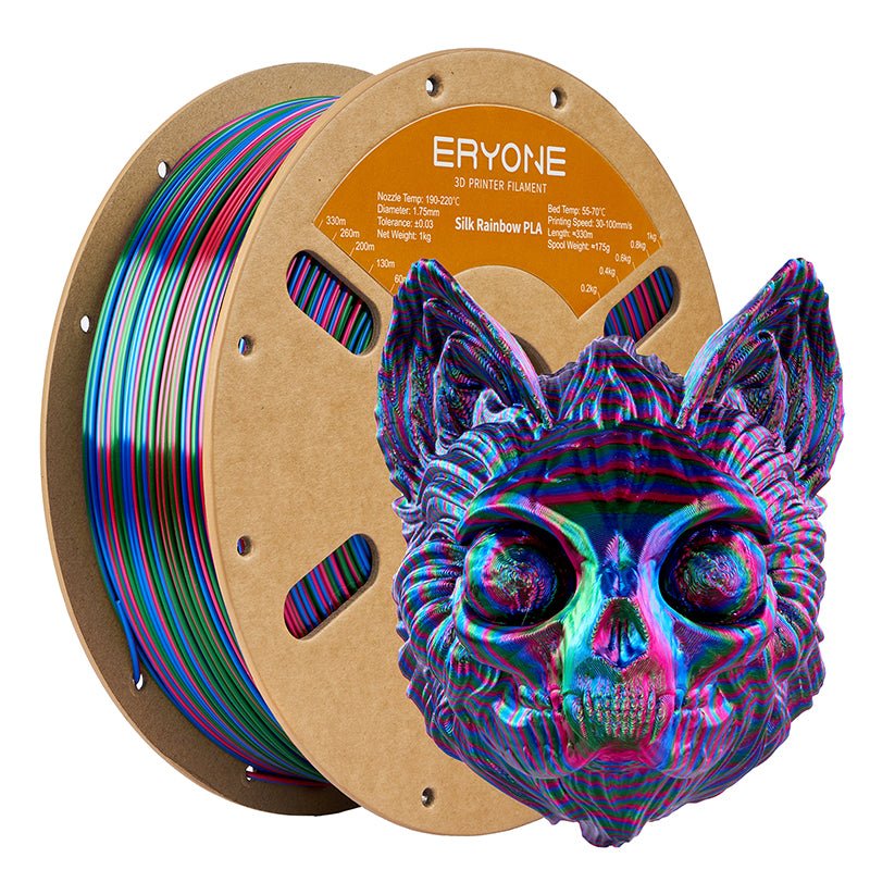 PLA Silk Triple-Color 3D Printer Filament， 1.75mm(1kg) | Eryone – eryone3d