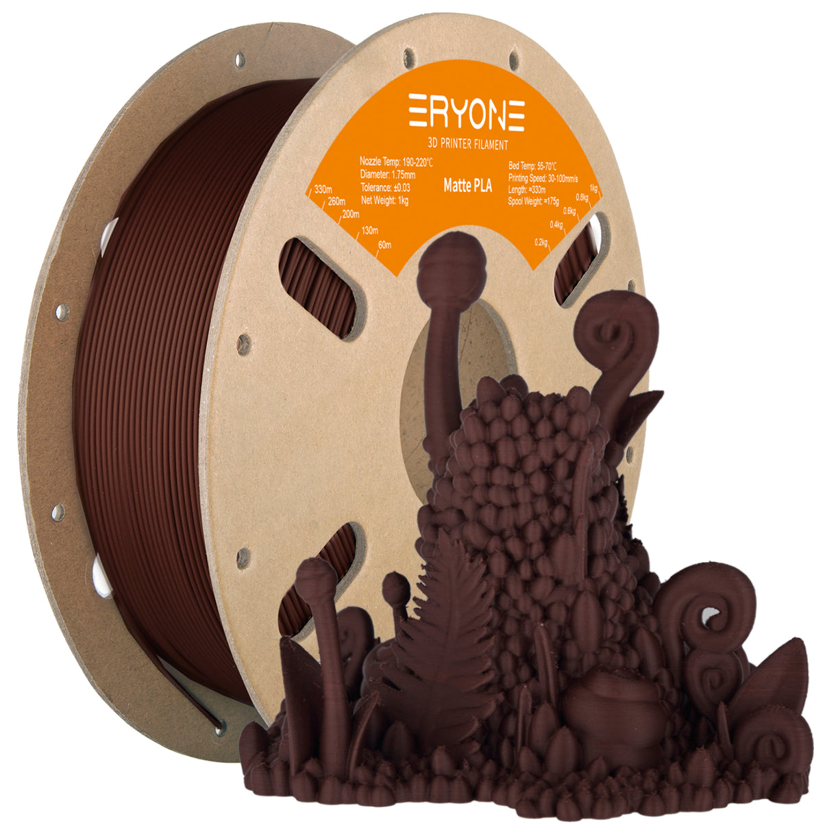 PLA Matte 3D Printer Filament， 1.75mm(1kg) | Eryone – eryone3d