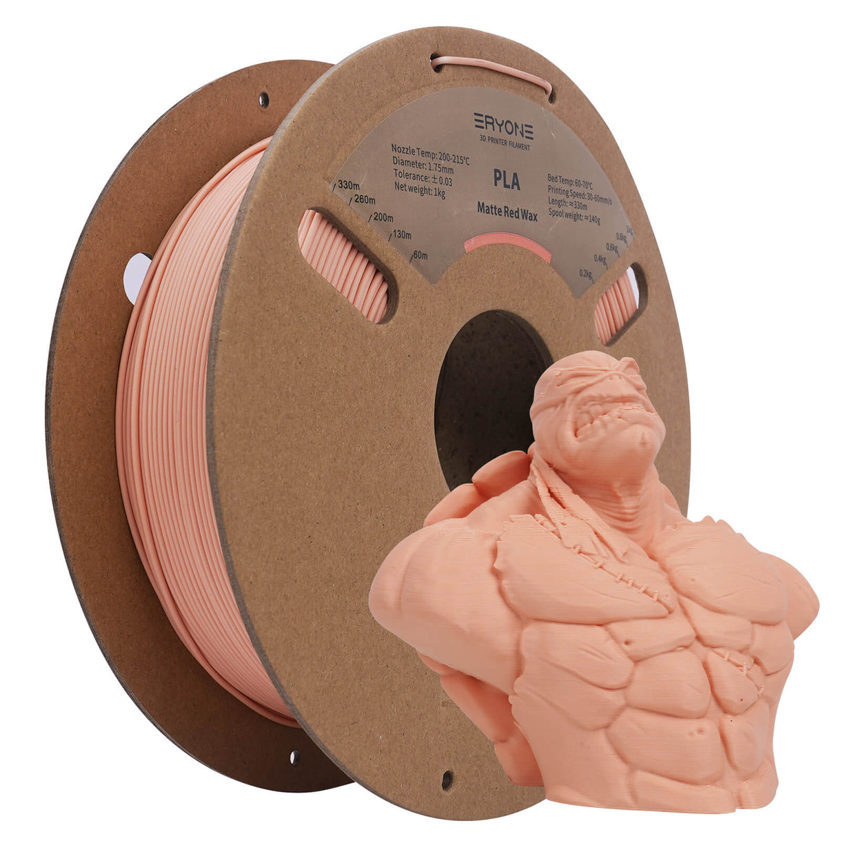 PLA Matte 3D Printer Filament， 1.75mm(1kg) | Eryone – eryone3d